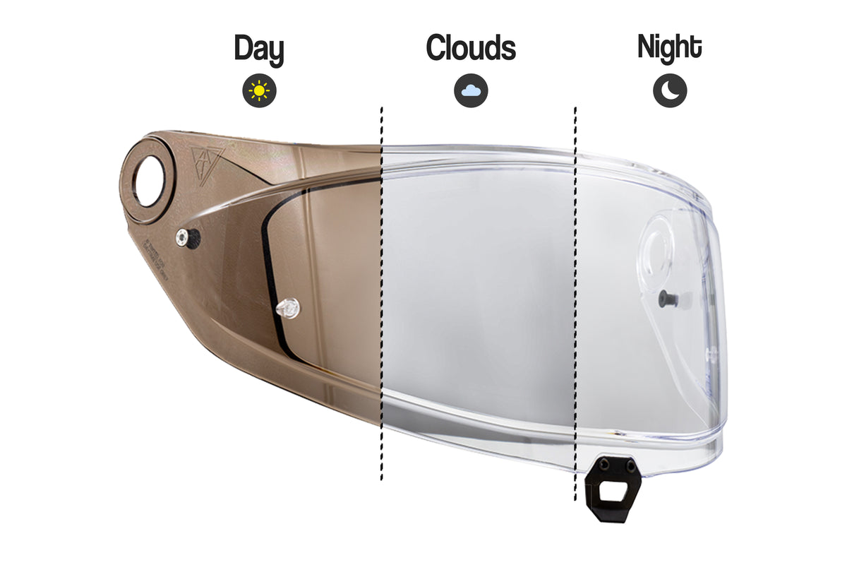 Photochromic Visor (VATA7 MAX VISION PRO VISOR) with Pinlock 120XLT